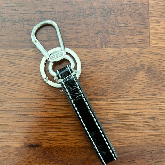 Coach | Accessories | Coach Silver And Black Keychain | Poshmark